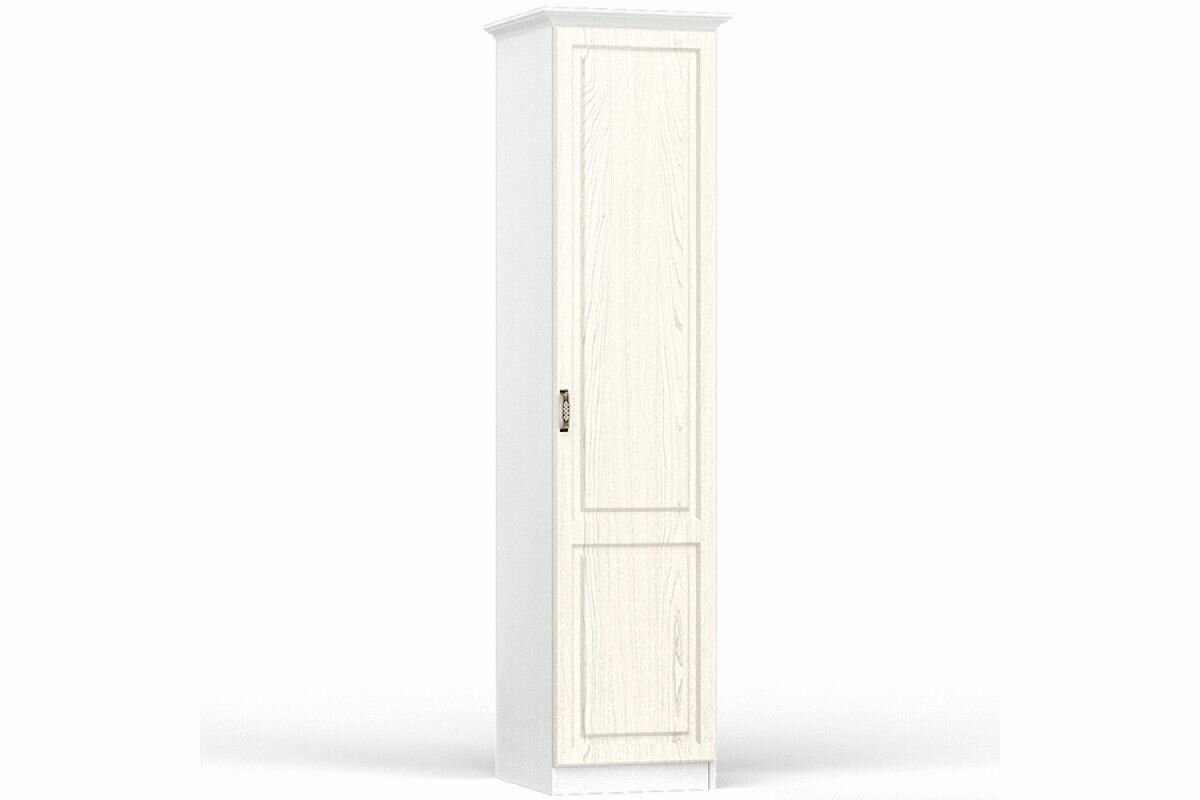 Шкаф Mobi Ливерпуль 13.27.01 + карниз 500С Белый/Ясень ваниль