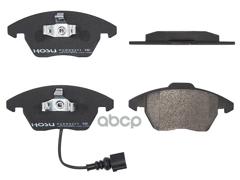 Колодки тормозные (Спереди) Audi A3 03-13 / Peugeot 308 13-17 HOSU арт. HSBR0234