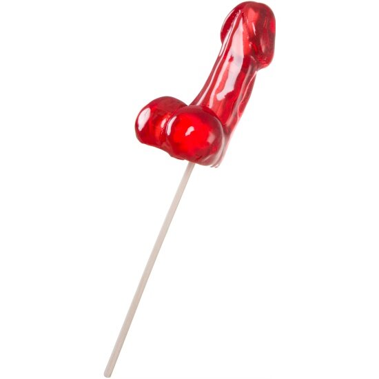 Леденец Sosuчki "Пенис Whiskey", средний, красный, 80гр