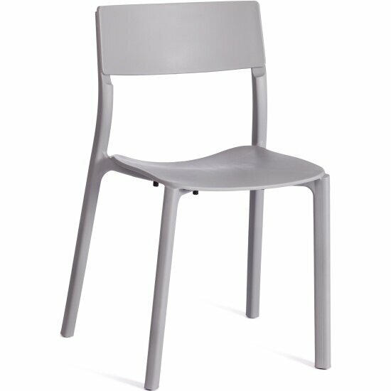 Стул Tetchair LENTO (mod. 43) / 1 шт. в упаковке, пластик, 43 х 49 х 77 см, Grey (Cерый) 09