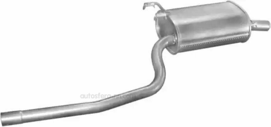 Глушитель задняя часть Polmostrow арт. 2551