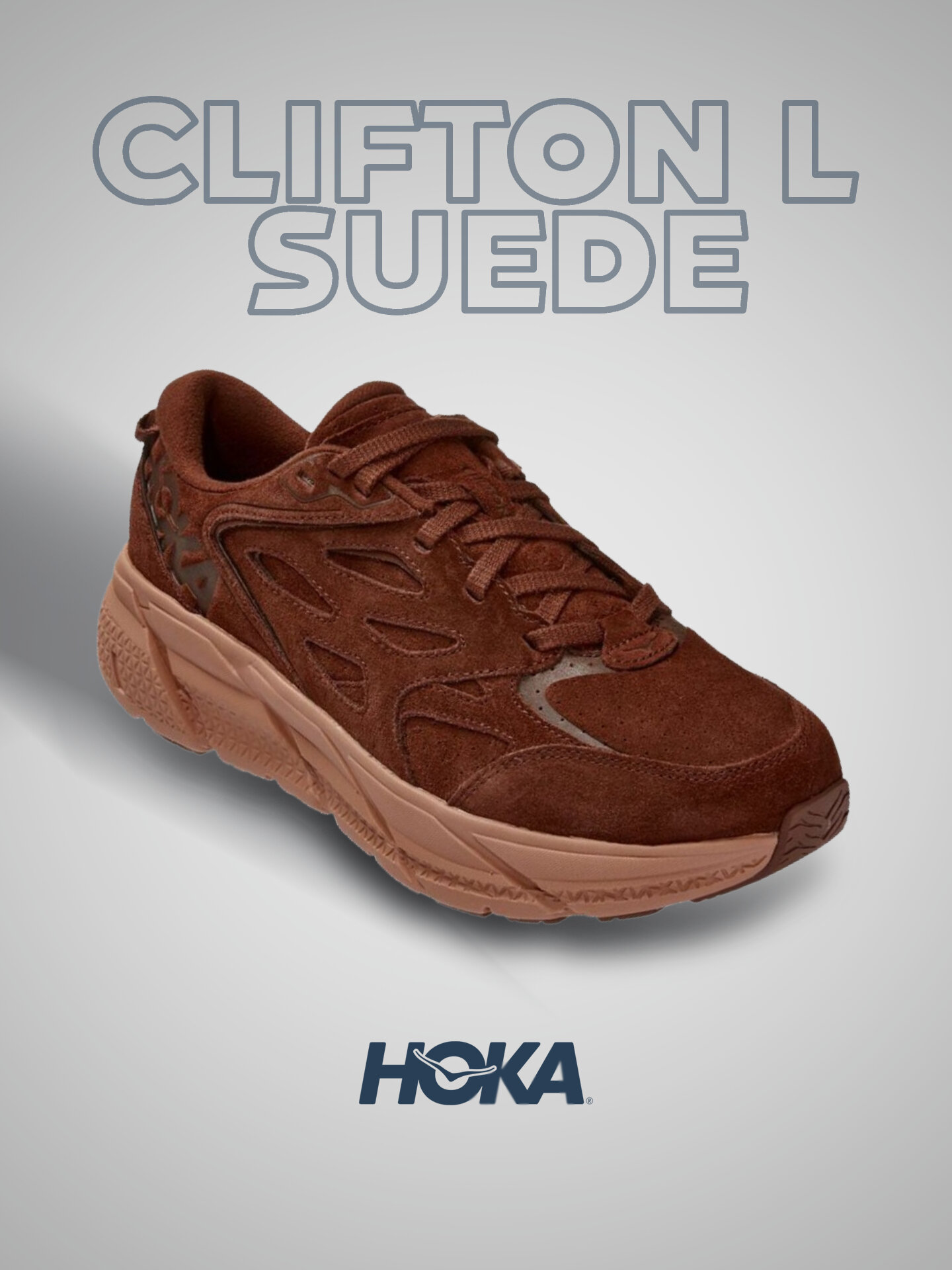 Кроссовки Clifton L Suede