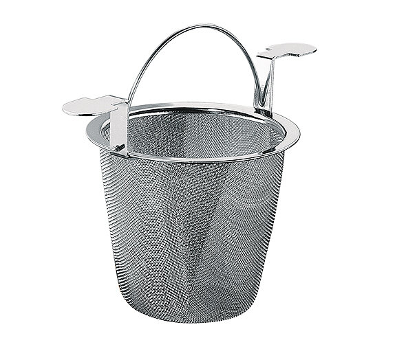 Ситечко для заваривания чая в чашке с практичными двойными ручками d-7,5 см от KÜCHENPROFI, нержавеющая сталь