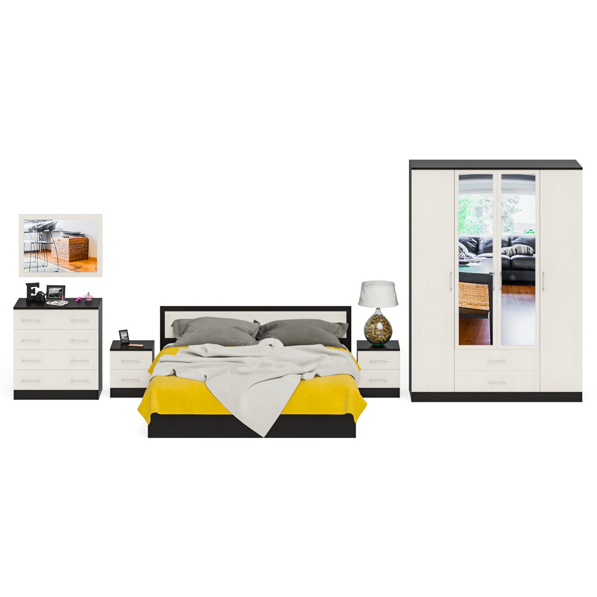 Спальный гарнитур, набор мебели для спальни - СВ0192 Спасибо-Мебель