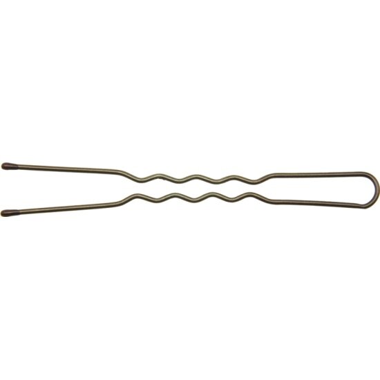 Шпильки для волос Dewal Beauty бронза, 24 шт