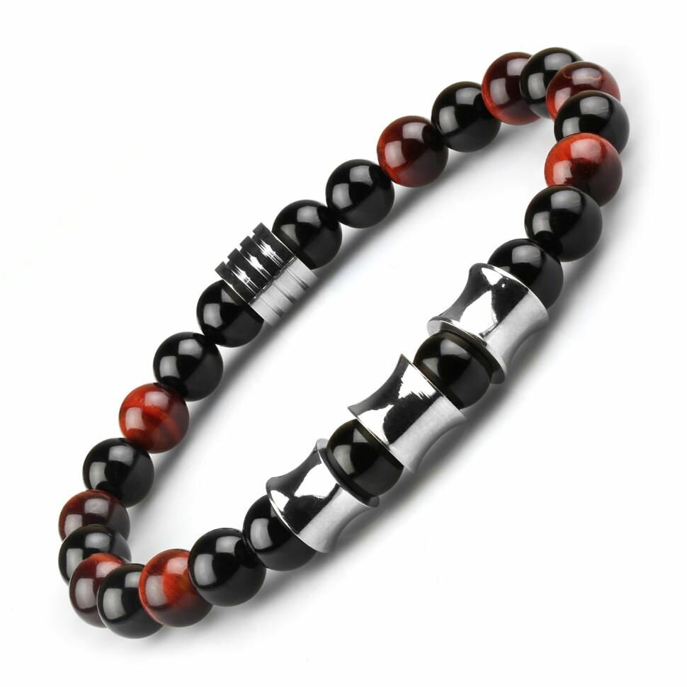 Браслет, агат, бычий глаз