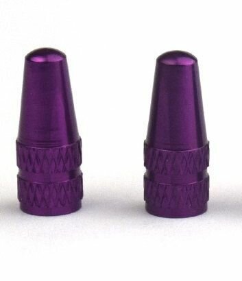 Колпачок на ниппель PRESTA, цвет фиолетовый, 2шт.