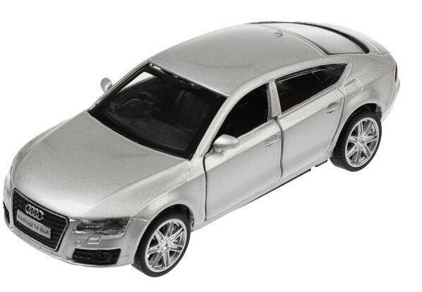 Легковой автомобиль Audi A7, 11 см, серебристый