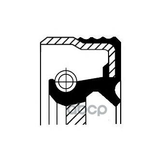 Сальник коленвала Corteco арт. 12018321B