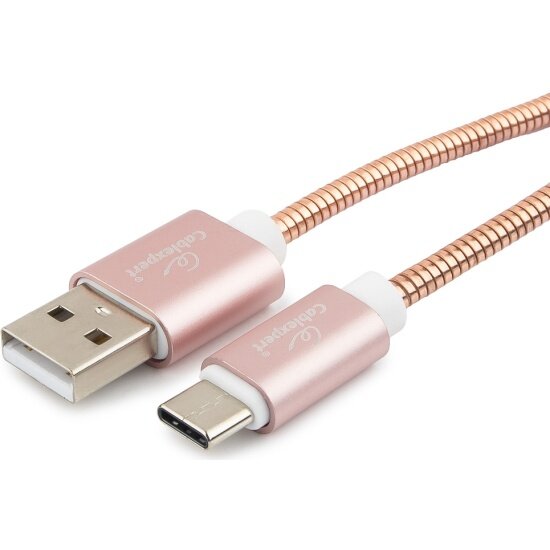 Кабель Cablexpert USB 2.0 CC-G-USBC02Cu-1.8M, AM/Type-C, серия Gold, 1.8м, золото