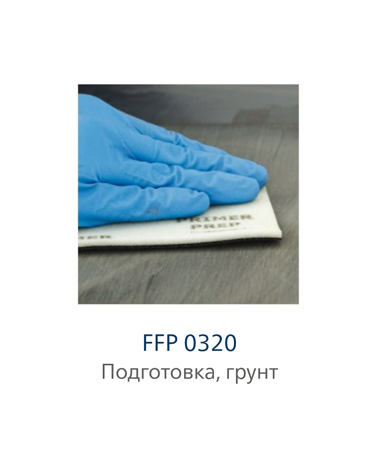 Плоские шлифовальные губки FINIXA 115x115мм под грунт, 50шт