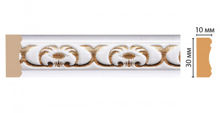 Молдинг Decomaster 165-118ДМ В30хШ10хД2400 мм / Декомастер.
