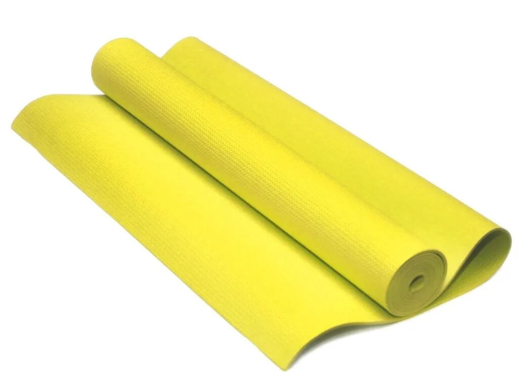 Коврик гимнастический КВ6103 желтый