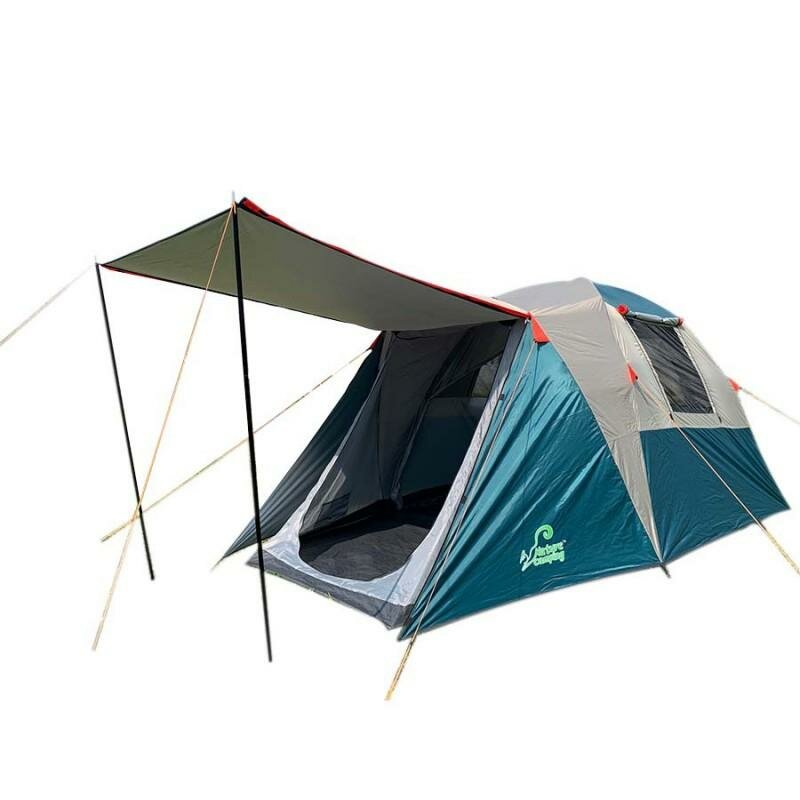 Палатка шатер туристическая Terbo Mir J WS-1860 большая 4 местная палатка для отдыха на природе