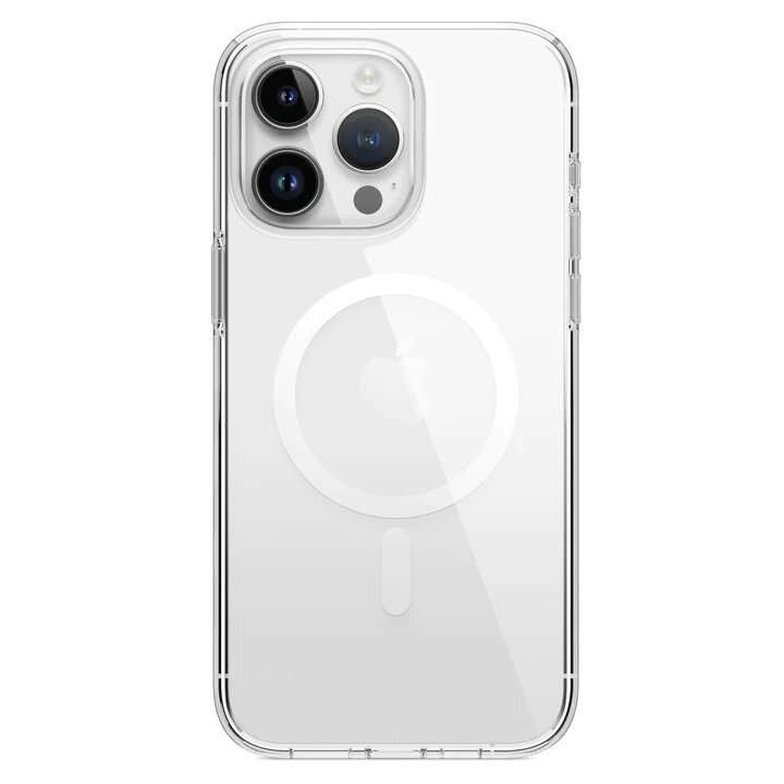 Elago для iPhone 15 Pro Max чехол HYBRID (pc/tpu) Clear/White (MagSafe)