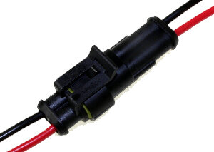 Колодка соединительная 2 контактная 1.5 мм герметичная (м+п) (YADA)