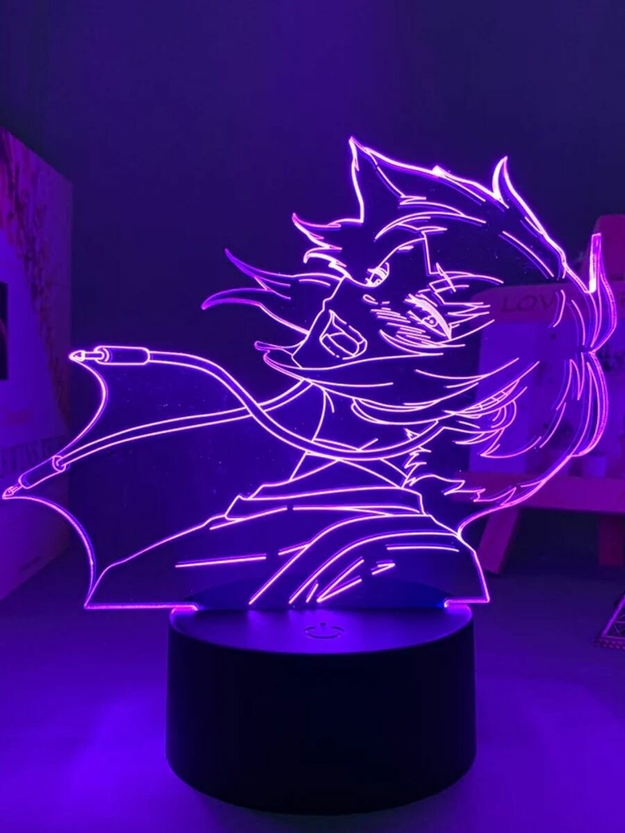 Ночник Аниме Моя Геройская Академия - Anime My Hero Academia . Подарок фанату аниме и манги — декор в комнату с любимыми персонажами, в стиле отаку и японской анимации.