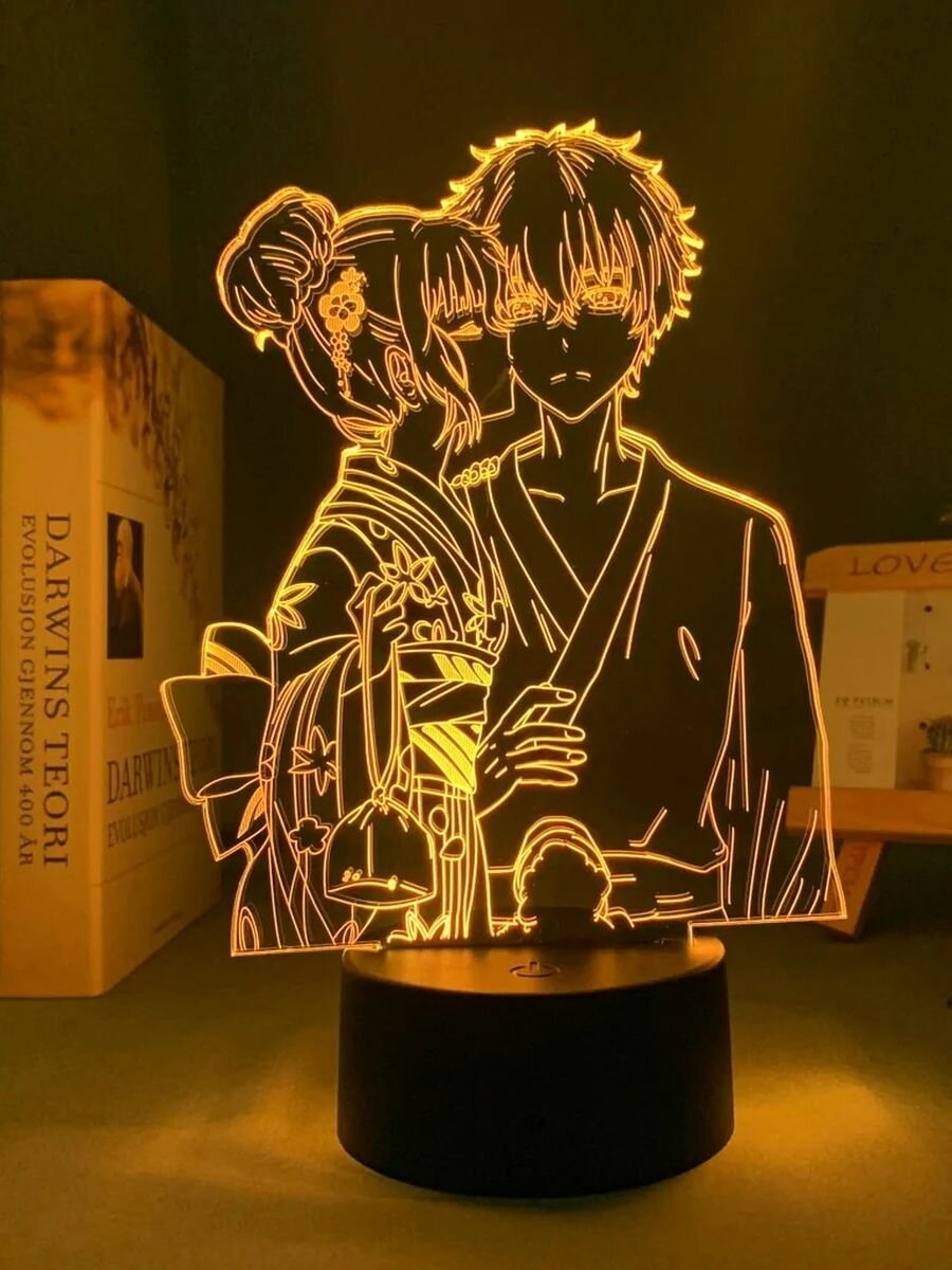 Ночник Аниме Хьёка - Anime Hyouka. Подарок фанату аниме и манги — декор в комнату с любимыми персонажами, в стиле отаку и японской анимации.