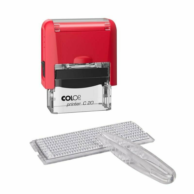 Штамп самонаборный Colop Printer C20/3-Set пластиковый 3 строки 14х38 мм, 1742602