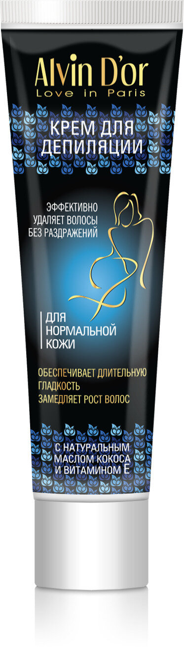 Alvin D'or, Крем для депиляции для нормальной кожи, 150мл