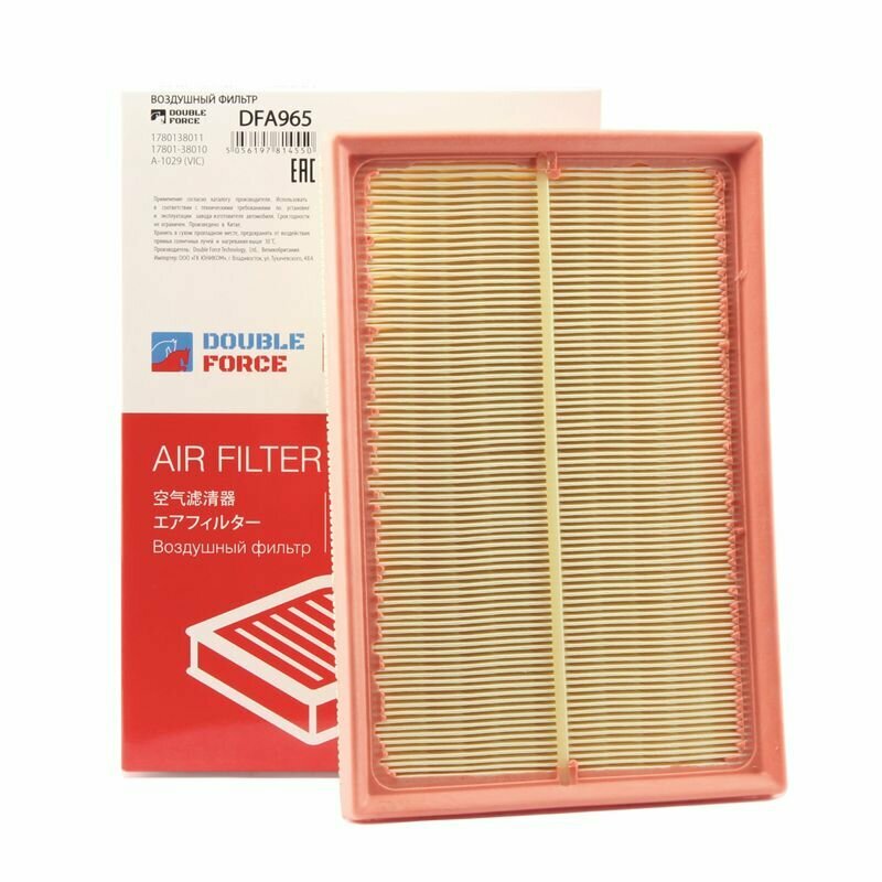 Фильтр воздушный DOUBLE FORCE арт. DFA965 A1029 VIC LEXUS HS ANF10, 2AZFXE 2400