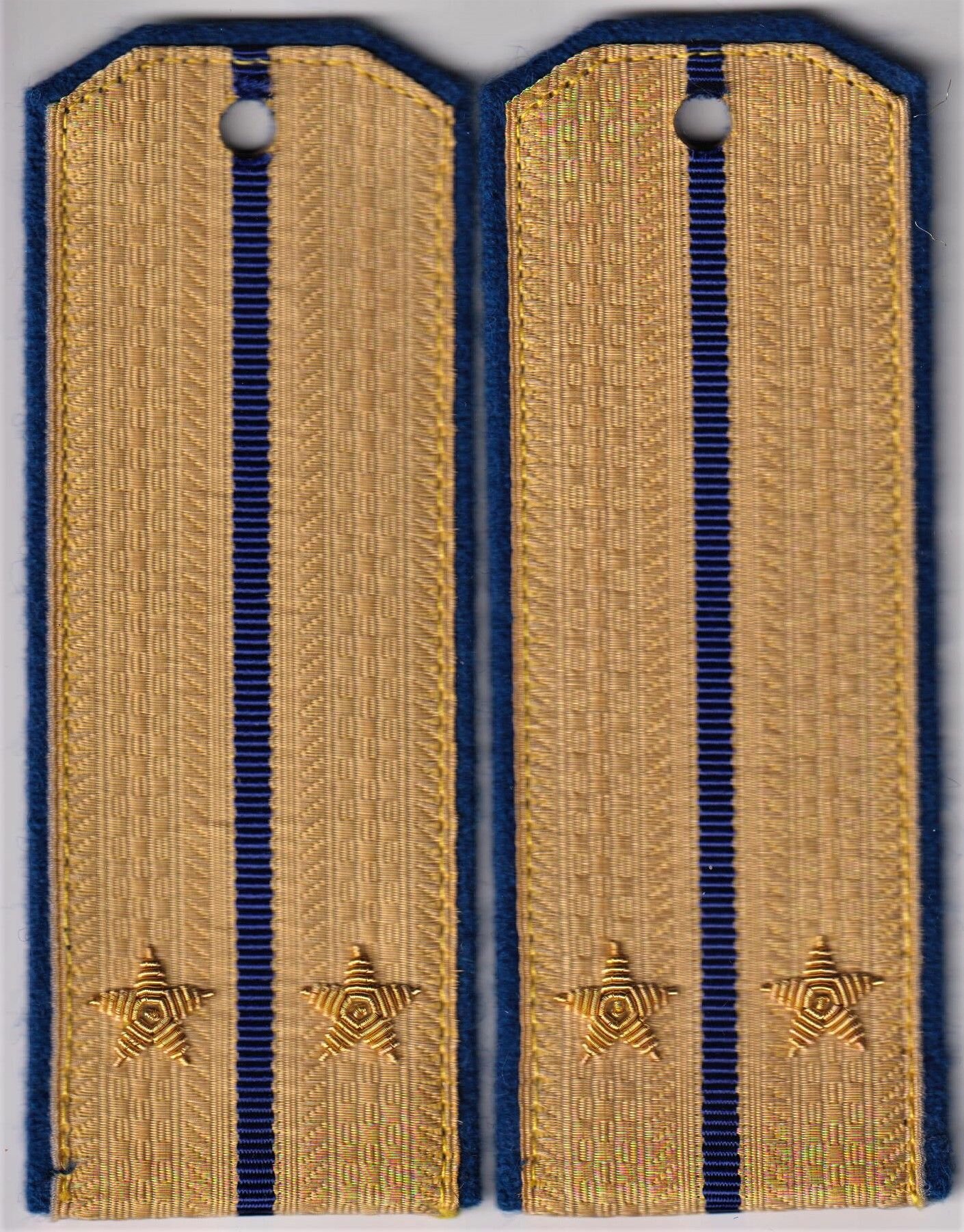 Погоны латунь ФСБ парадные, лейтенант