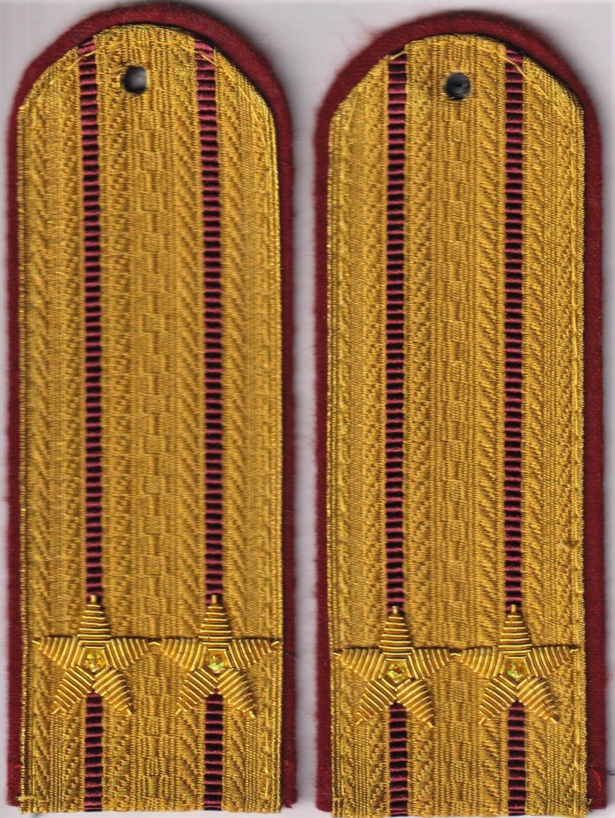 Погоны фсин парадные, подполковник
