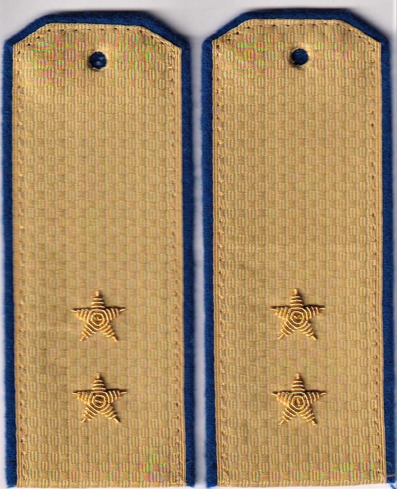 Погоны латунь ФСБ парадные, прапорщик