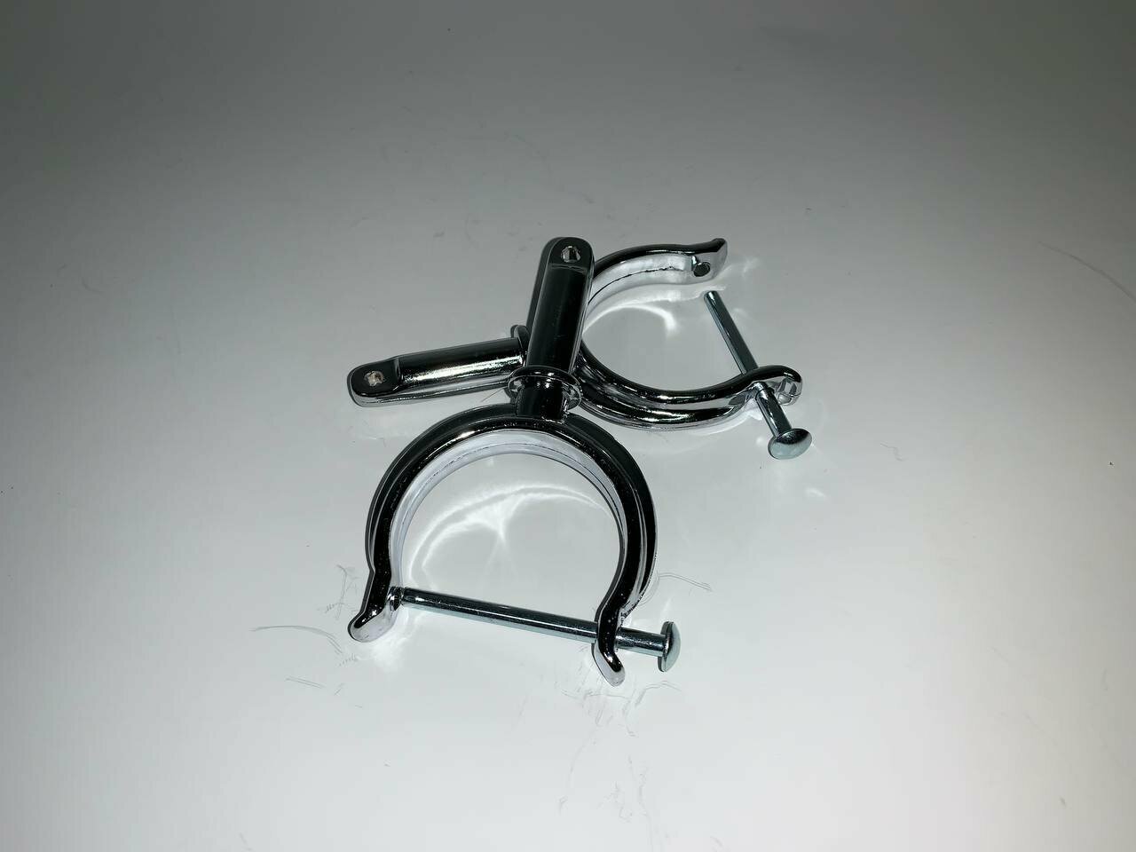 Уключина вертикальная хромированная (комплект)