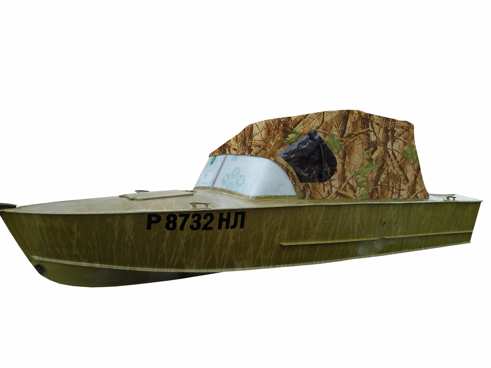 Прогресс-2, 2М, 3М. Тент с дугами с креплениями на штатное стекло