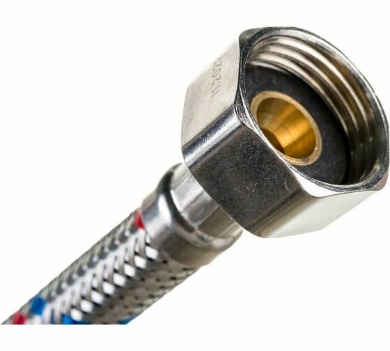 Подводка для воды сталь 1/2" 40см г/г