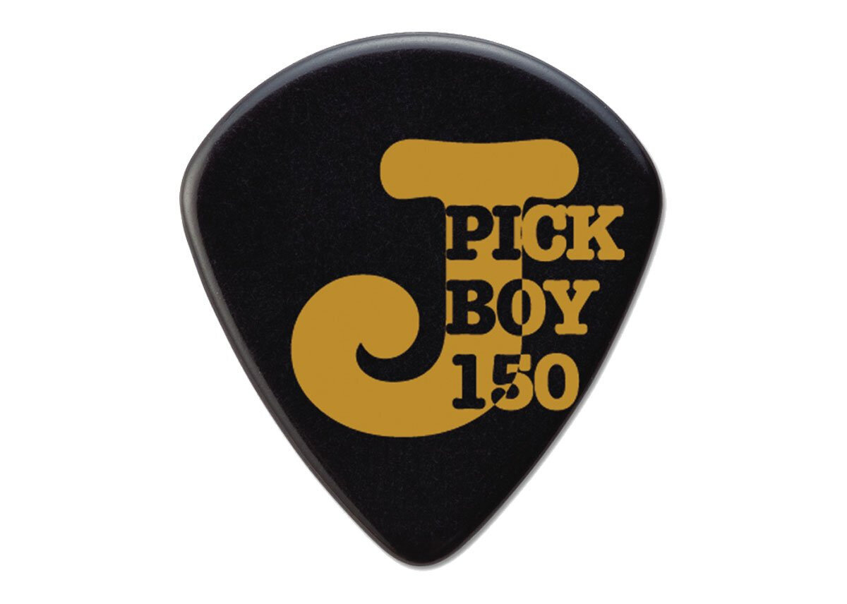 Набор медиаторов Pickboy J-Pick Black Cellulose PB134BP150, черные, 1.5 мм, упаковка 10 шт.