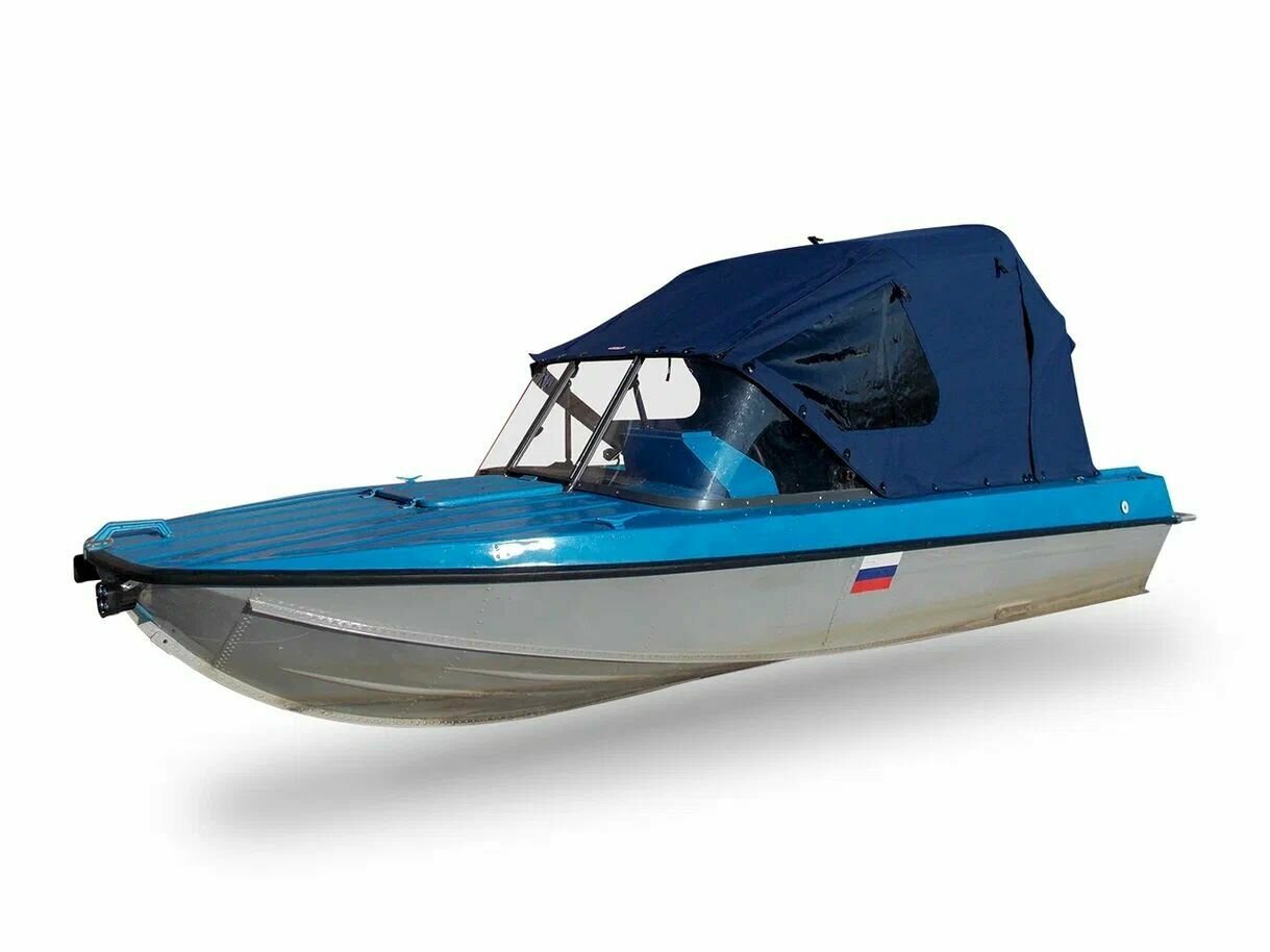 Казанка 5М2,3,4. Стекло с калиткой, тент, дуги, крепление. Комплект