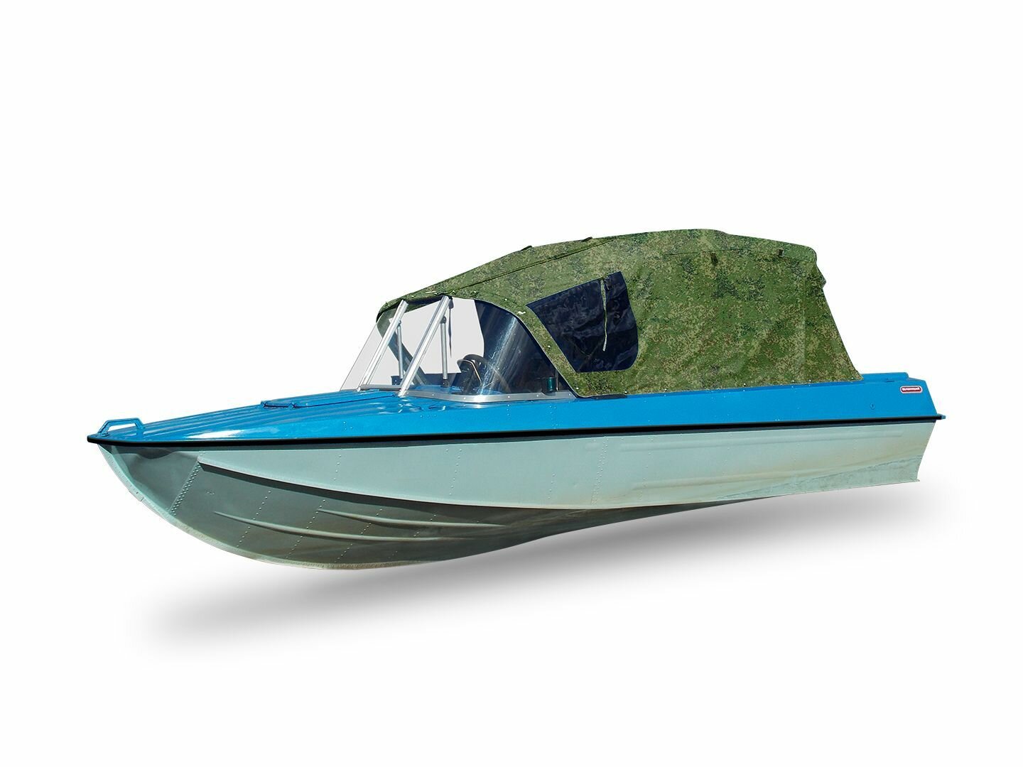 Казанка 5М2,3,4. Стекло с калиткой, тент, дуги, крепление. Комплект