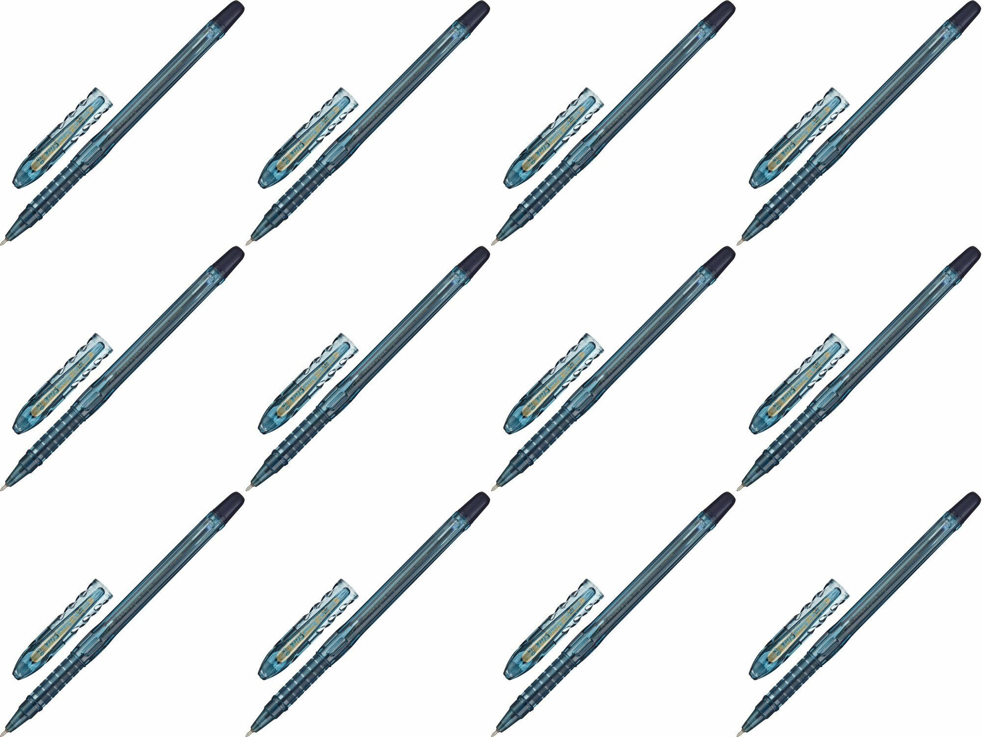 Beifa Ручка шариковая неавтоматическая синий, 0,5 мм, 12 шт