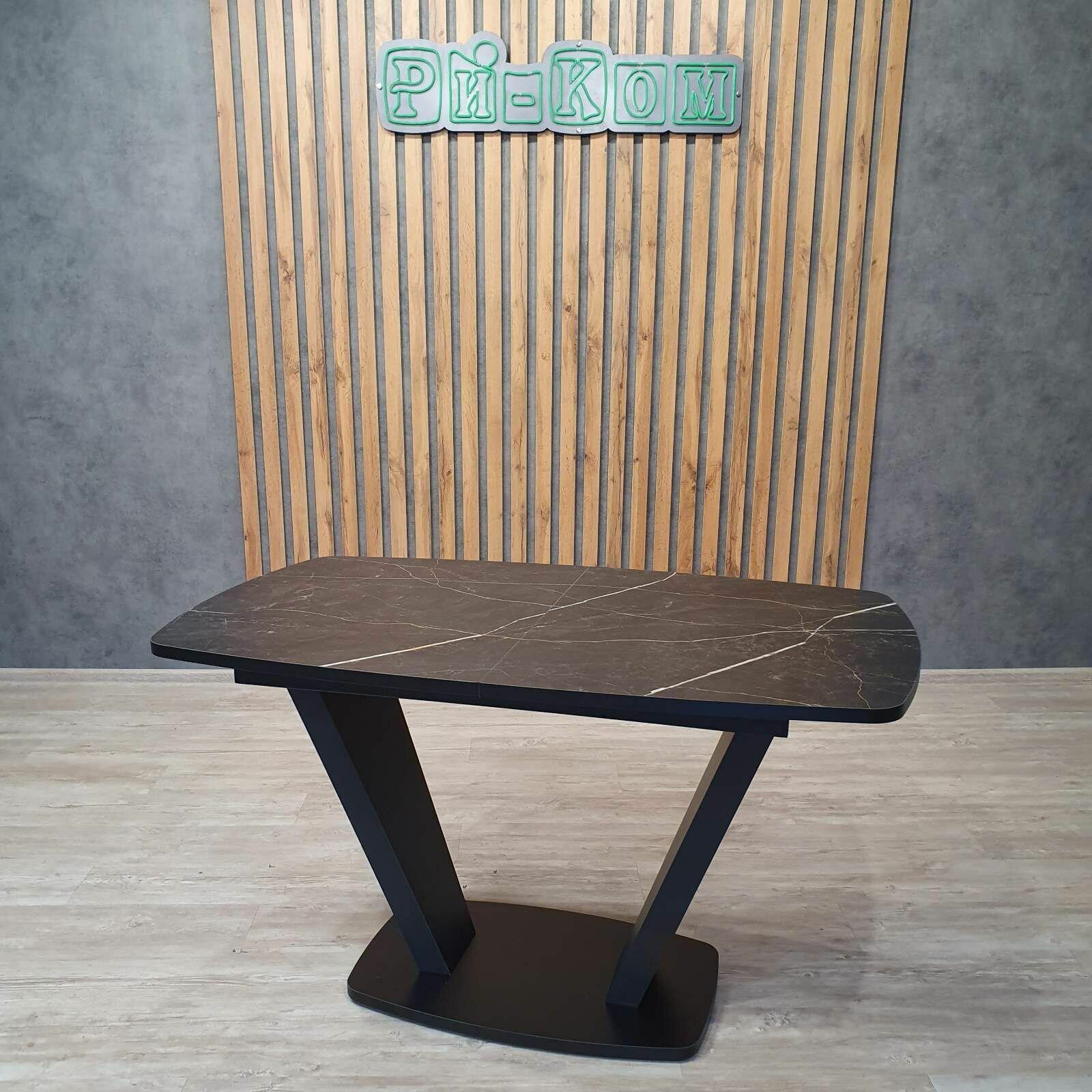 Стол обеденный Вегас матовый 130х80х170 (в раскладе)