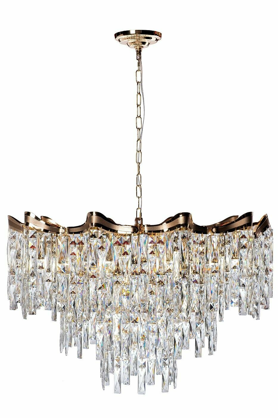 Потолочный светильник Garda Decor 62GDM-90598 Люстра подвесная D80см арт. 62GDM-90598