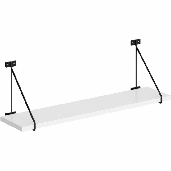 Полка навесная Skyland с полкодержателями SH4-BAR Белый 660х166х209 COFFEE