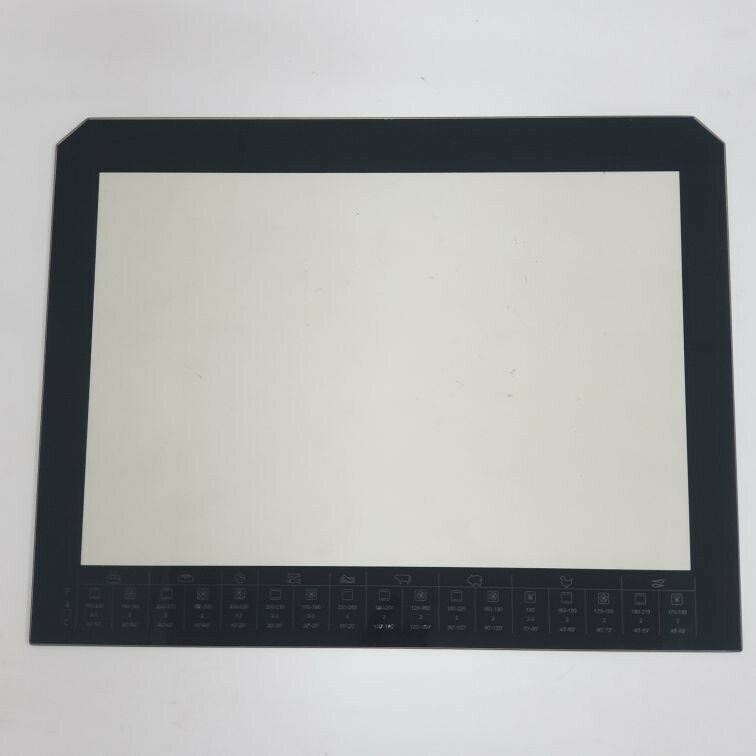 Внутреннее стекло двери духовки для плиты Hansa 513х403 мм с логотипом 9078687