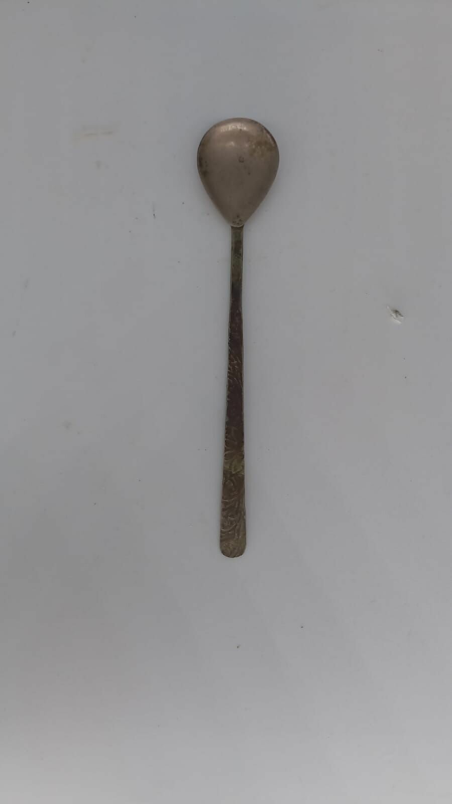 Советская ложка с резным рисунком, СССР