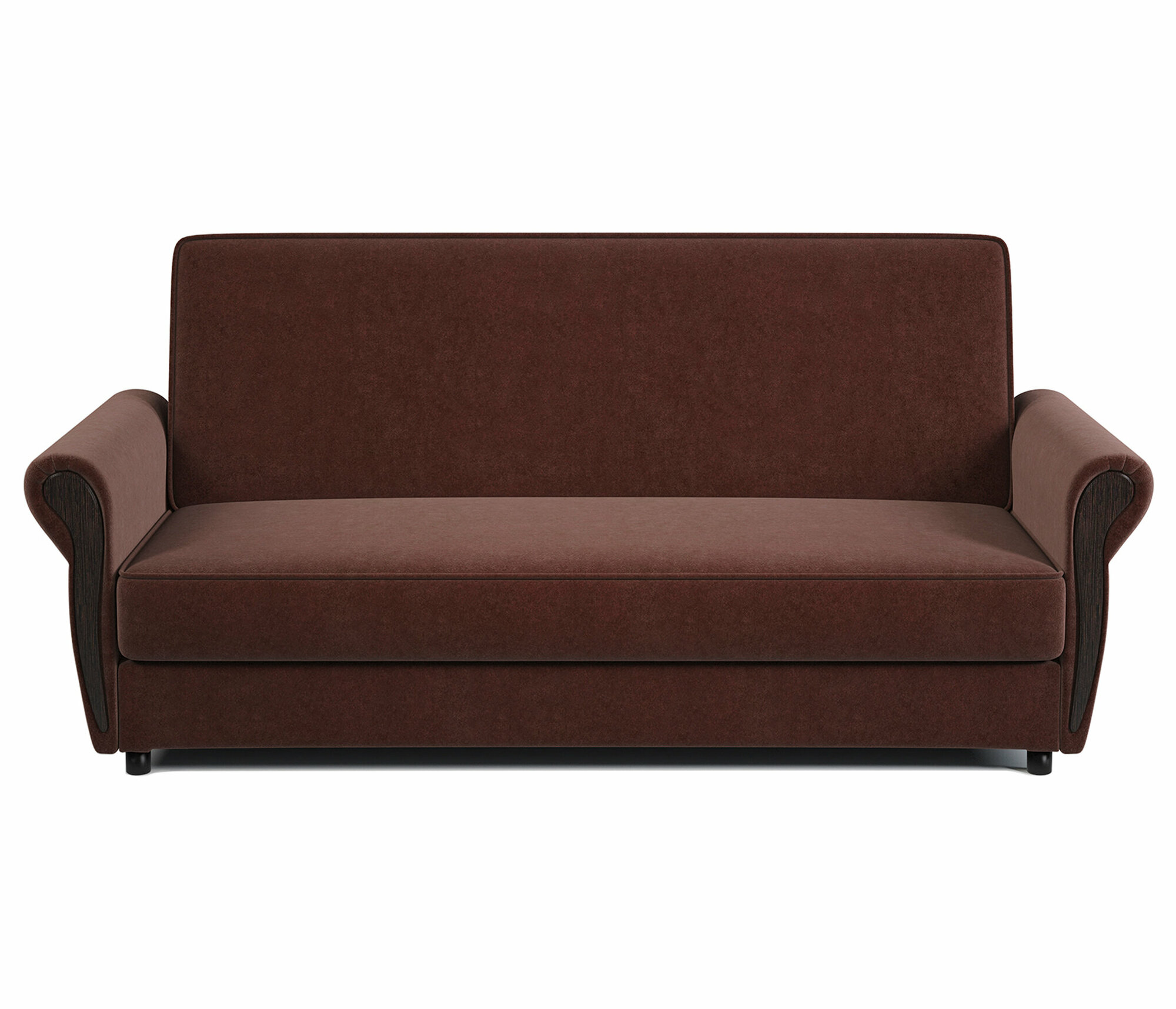 Диван-кровать книжка Классика М 140 велюр Дрим шоколад