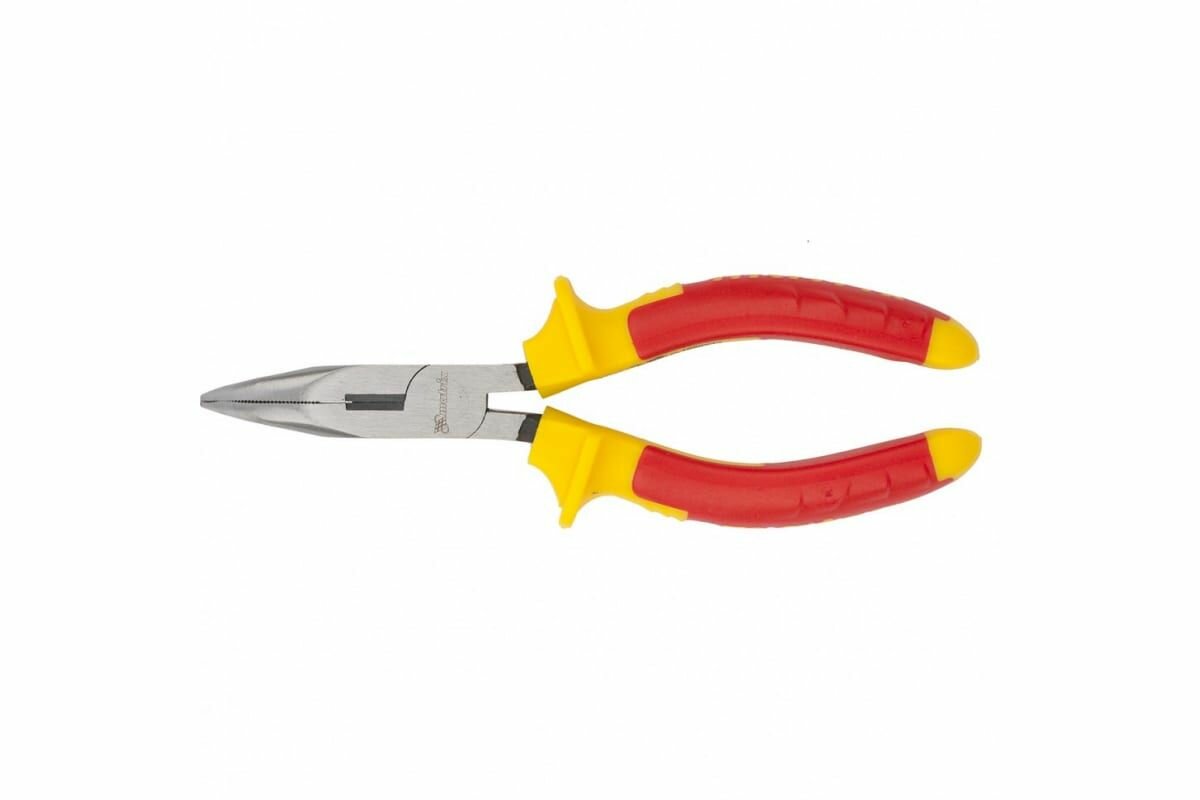 Длинногубцы изогнутые Insulated, 160 мм, двухкомпонентные рукоятки Matrix Professional