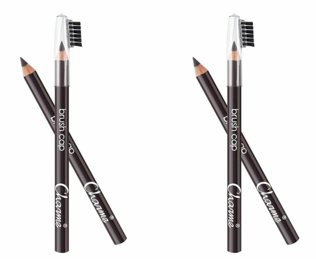 Charme Карандаш для бровей Brow Sculpting, тон - 111 Каштановый, 2 шт