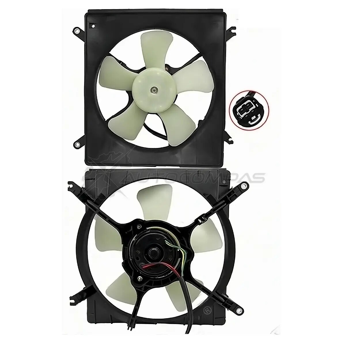 Диффузор радиатора в сборе SUZUKI LIANA 01-07 SAT ST-59-0018 | цена за 1 шт