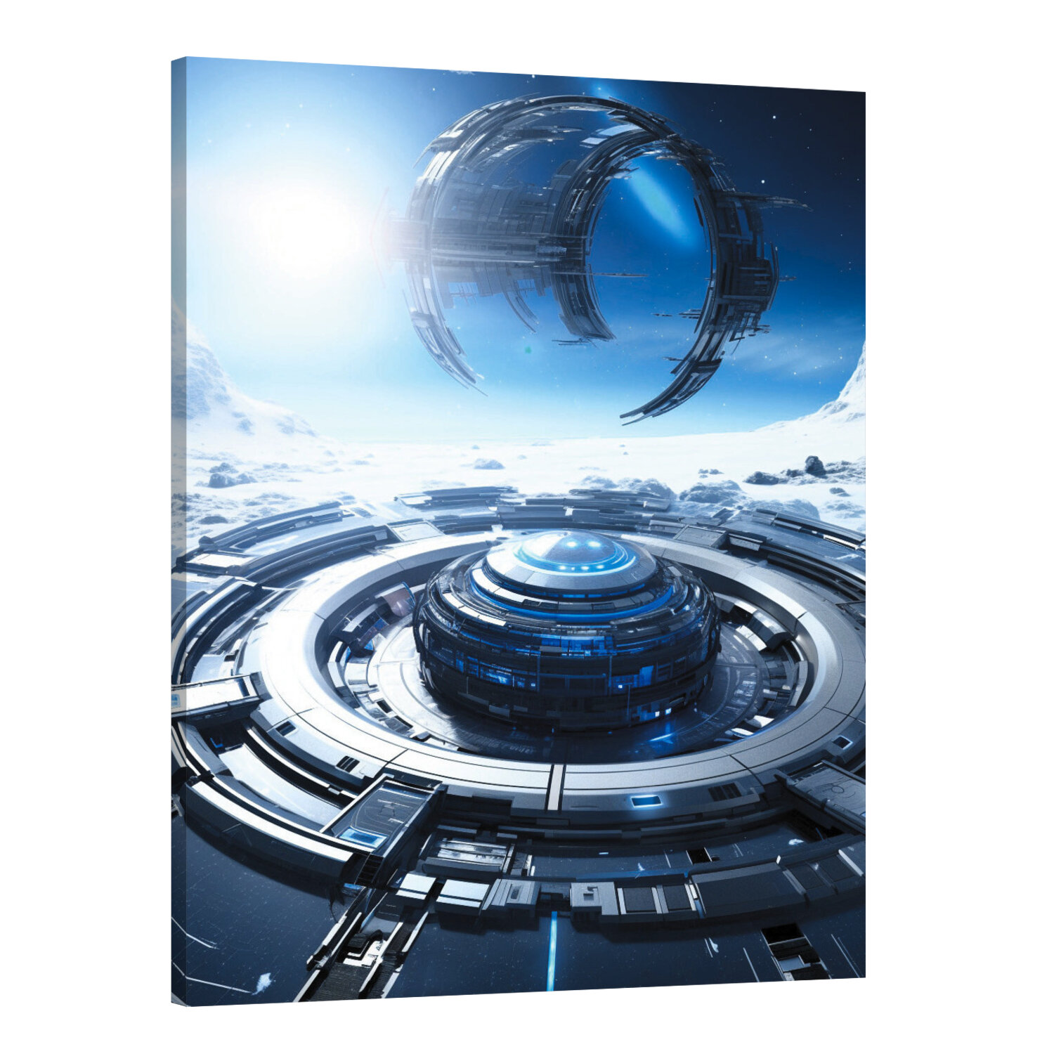 Интерьерная картина 50х70 "Звук Безграничного Космоса"