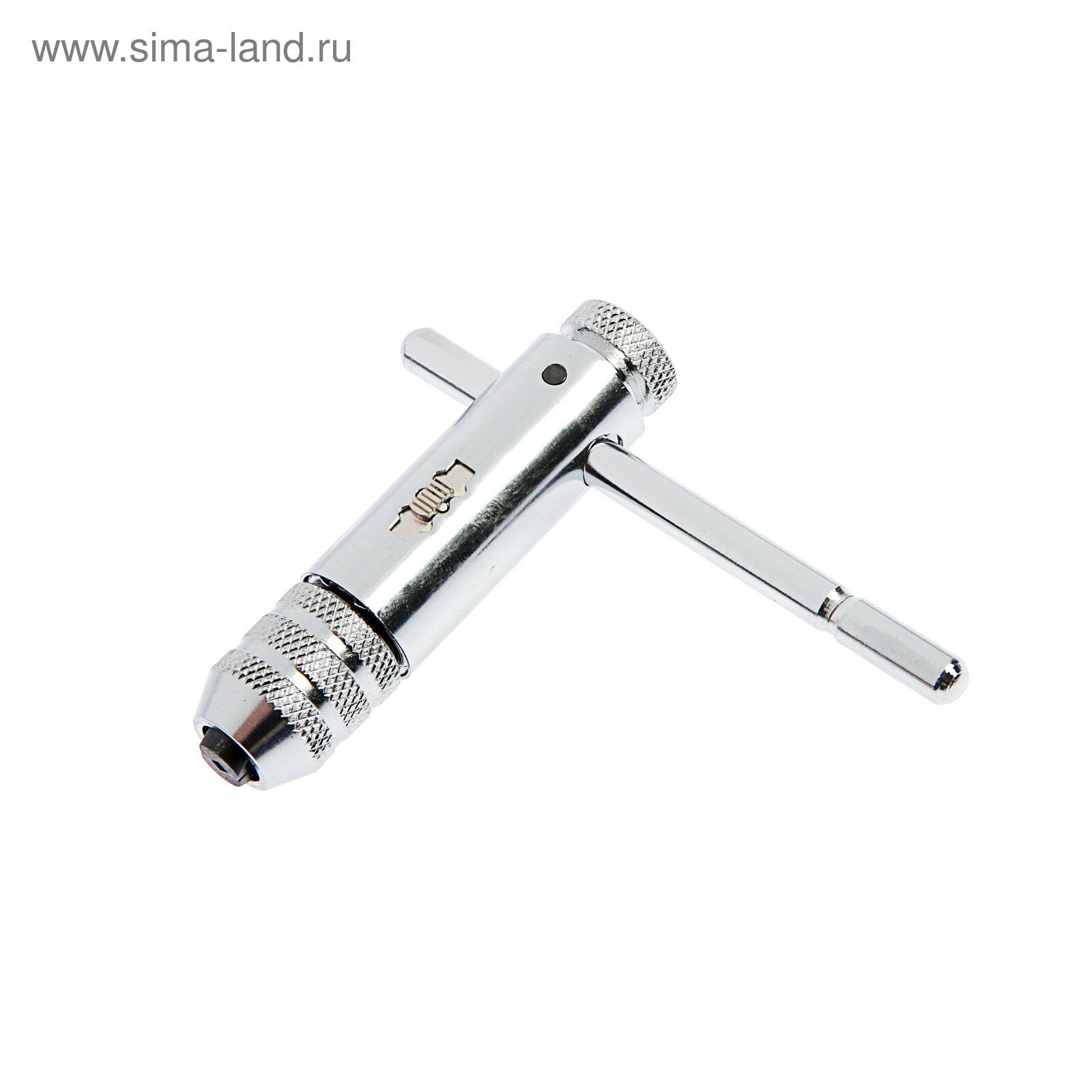 Метчикодержатель с трещоткой тундра, Т-образный, хромированный, М3 - М8