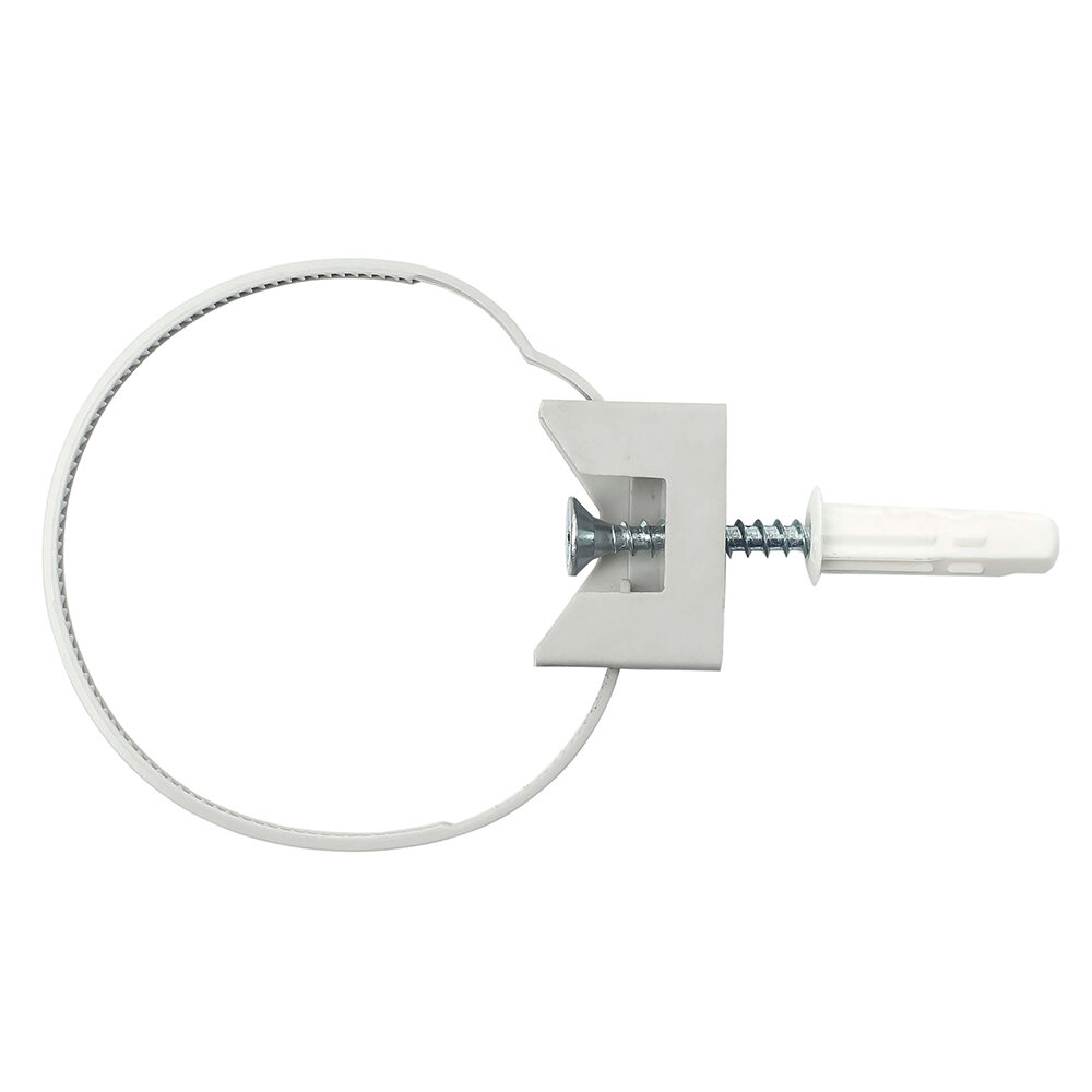 Хомут для труб и кабеля Европартнер 16-32 мм серый 30 шт