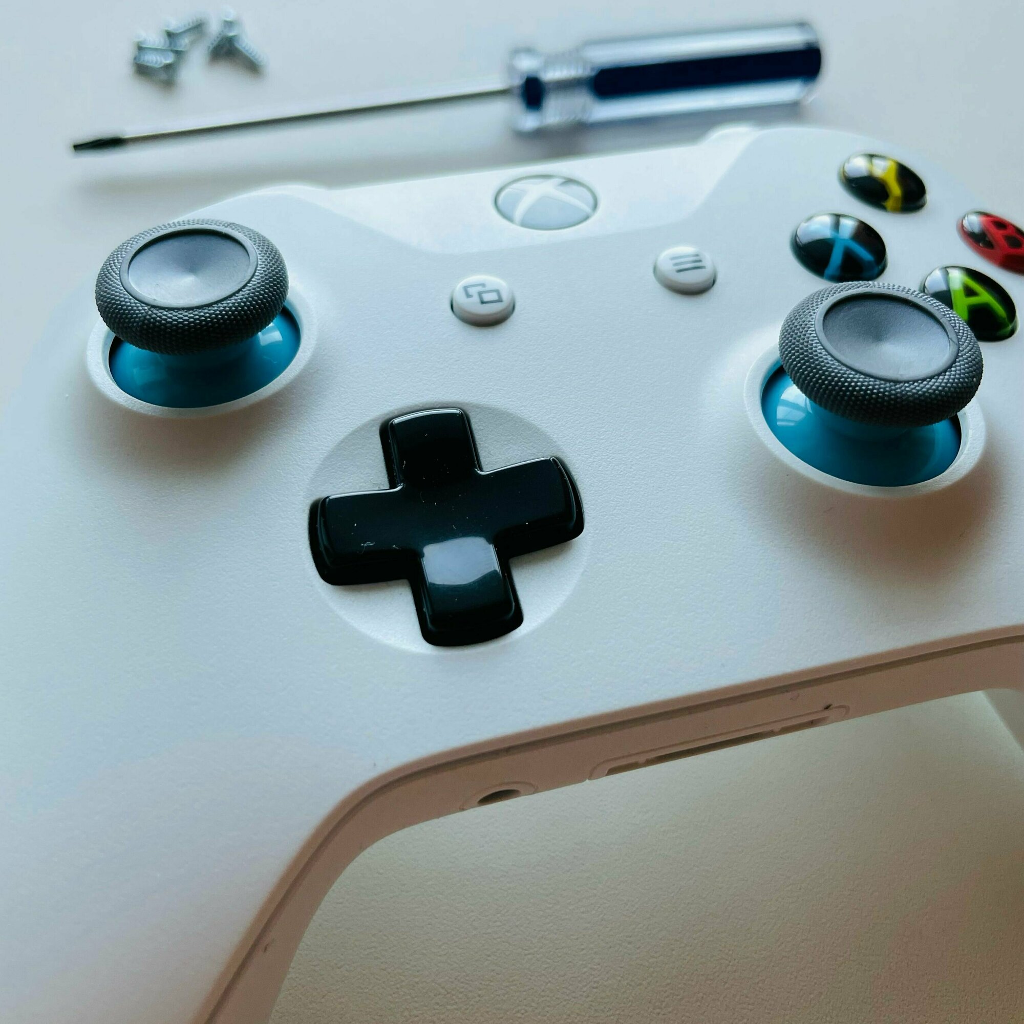 Аналоговые стики для Xbox One, X, Series S, X, Серо-голубые, 2 шт — фото 1