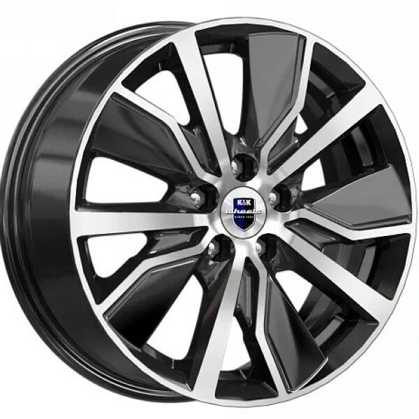Колесный диск КиК Гамбит (КС961) 6,5x16 5x110 ET38 65,1 Алмаз черный