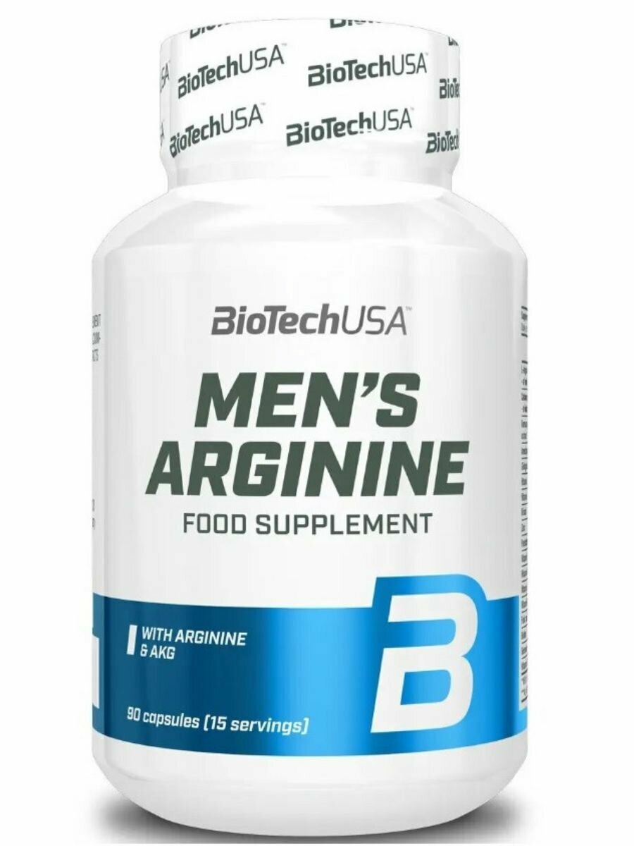Комплекс BioTech "Men's Arginine", для мужчин, капсулы, 90 шт